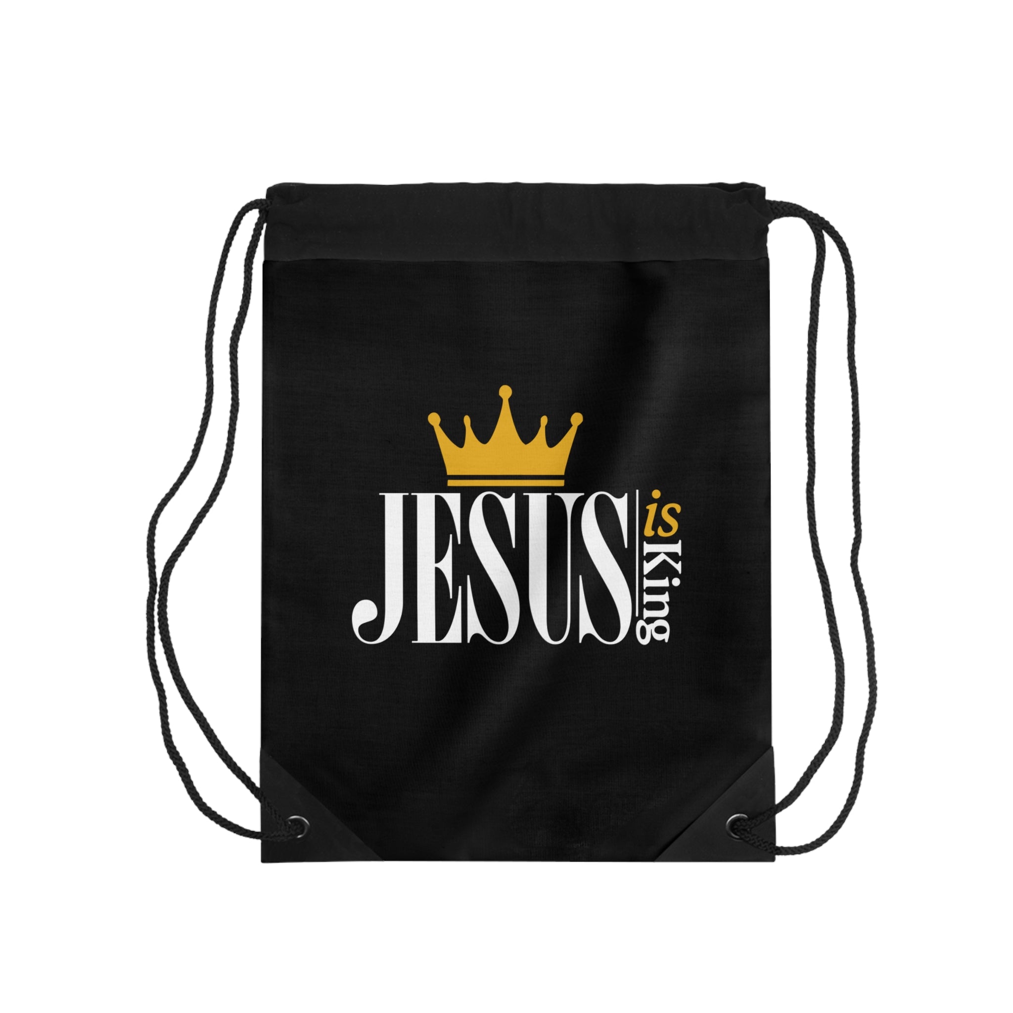 Faith-Inspired Jesus is King Drawstring Bag – Sunbrite Apparel